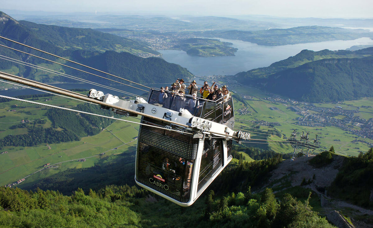 Gday Popular Switzerland With Stanserhorn Double Deck Cable Car ...